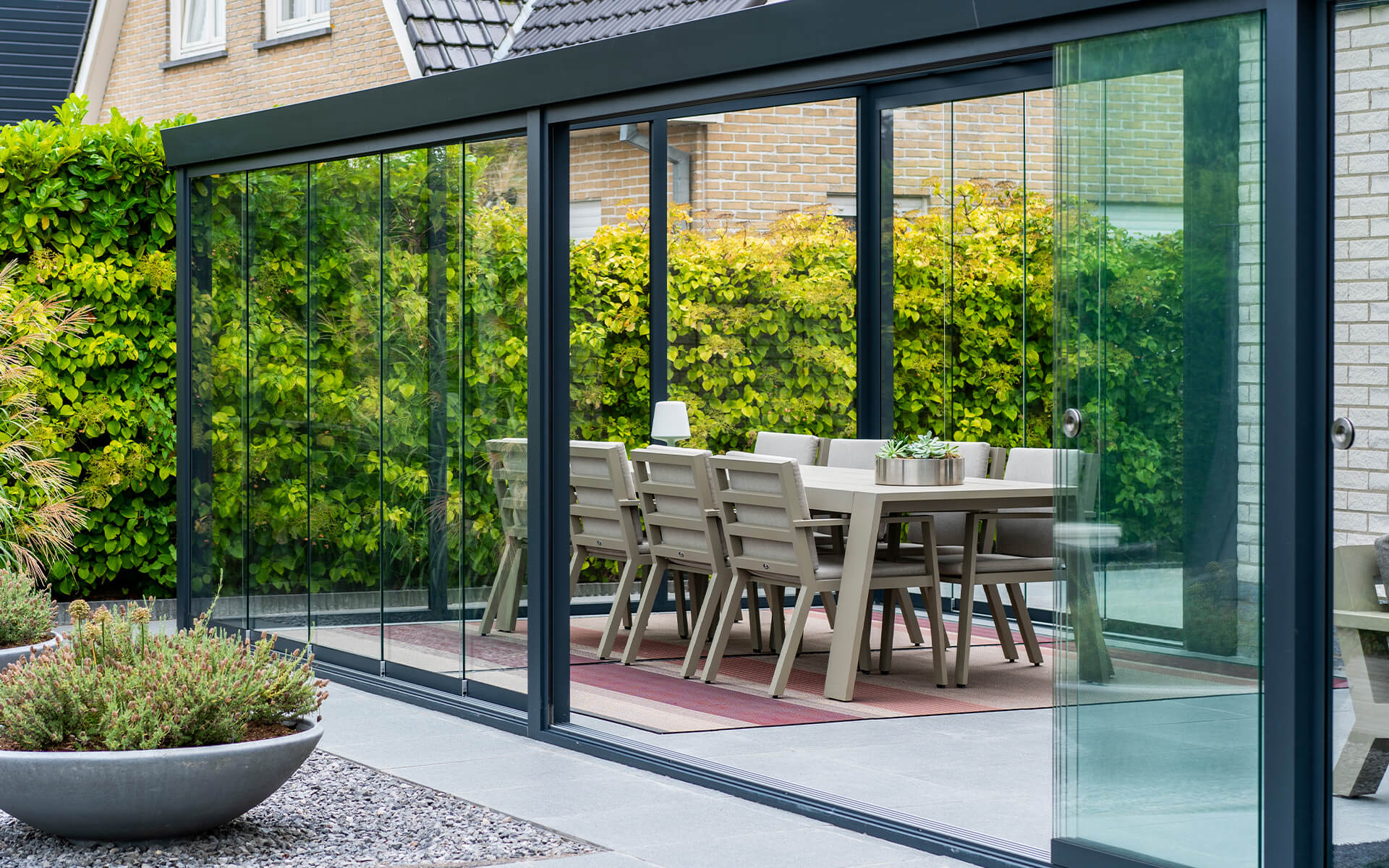 Aluminium Pergola & Aluminium Veranda - BM Bi-Folding Doors
